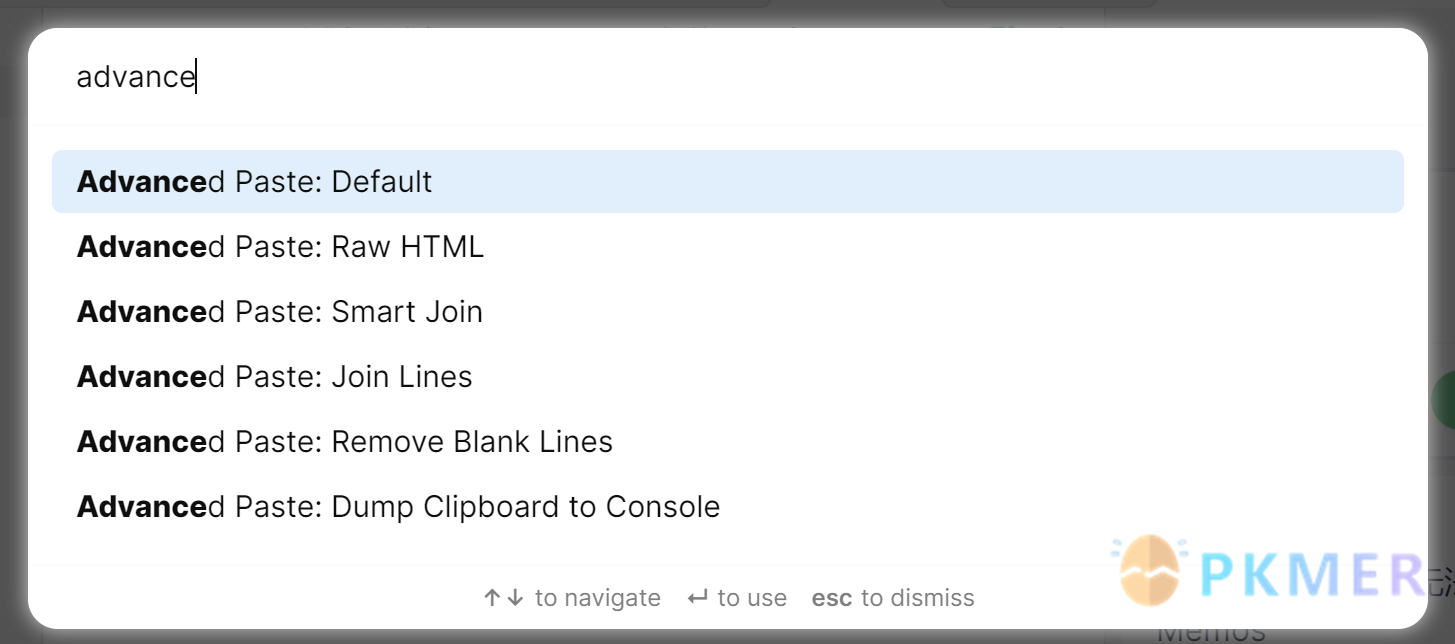 PKMer_Obsidian 插件：Advanced Paste 定制化的粘贴插件
